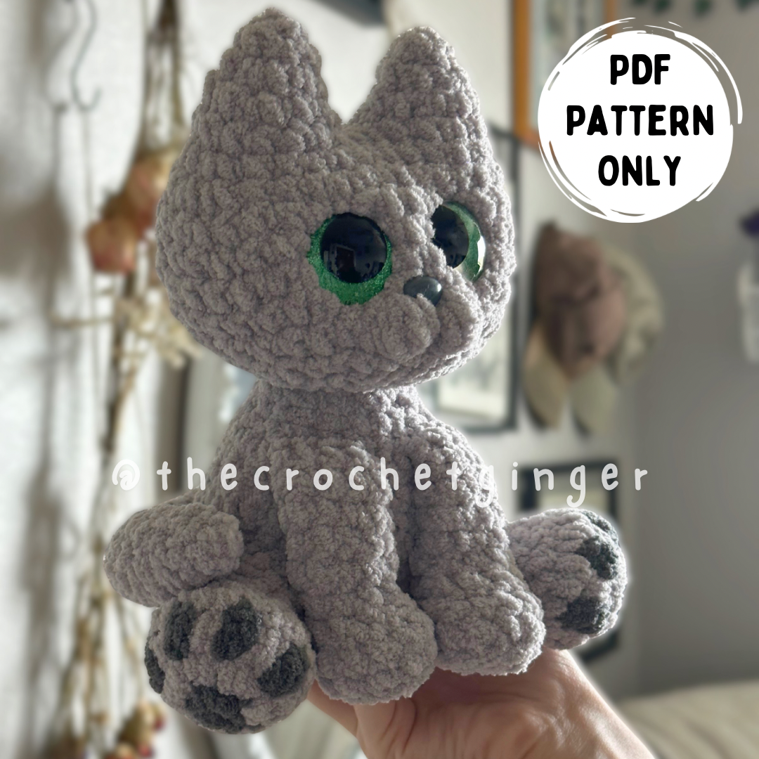 Crochet Kitty || Digital Crochet Pattern – TheCrochetGinger
