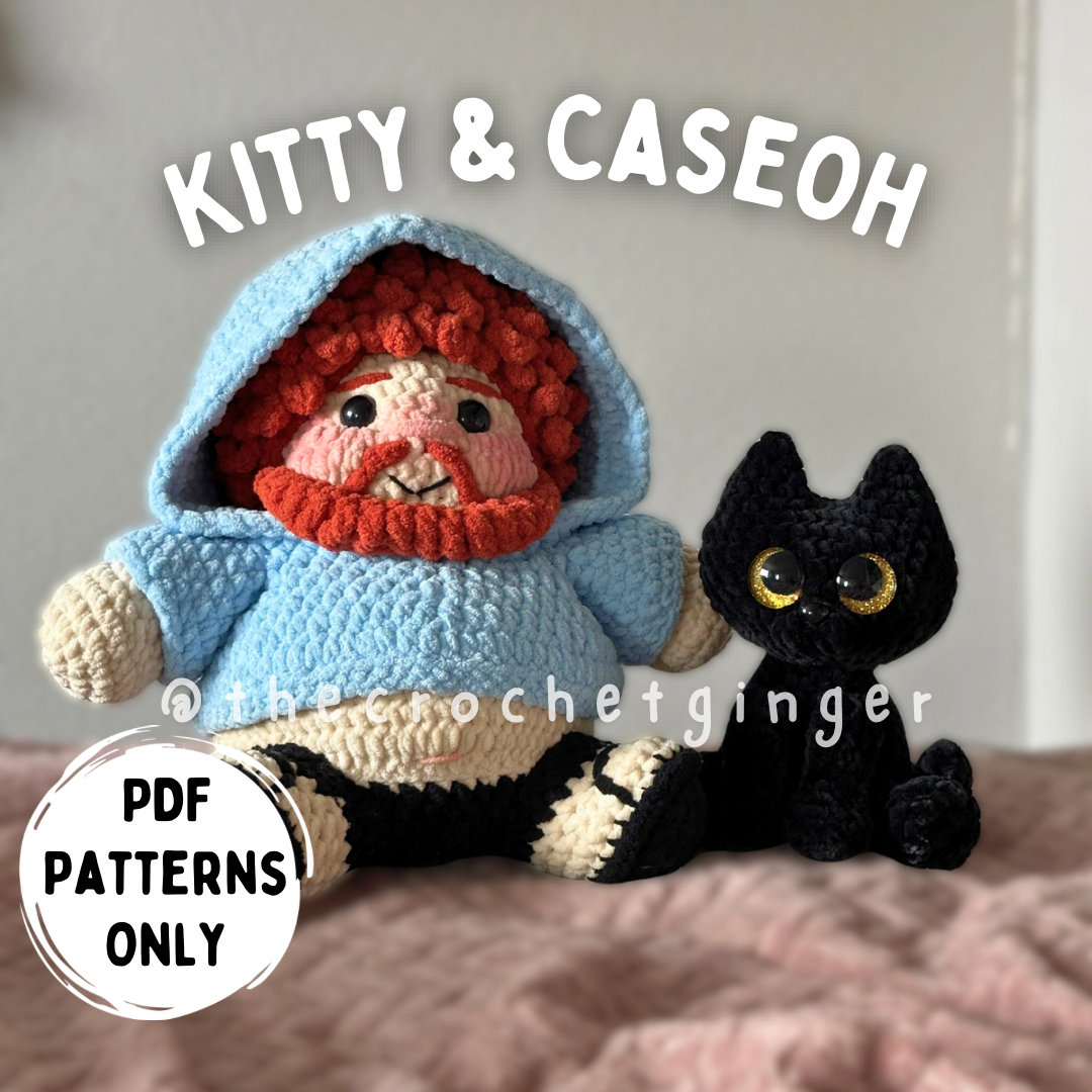 2 in 1 - Kitty & CaseOh || Digital Crochet Patterns – TheCrochetGinger